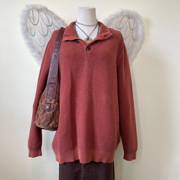 G.I. Bass & Co | Sweaters | Granola Girl Indie Grunge Textured Knit ...